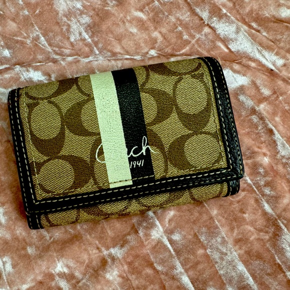 Coach | Bags | Vintage Coach Mono Wallet | Poshmark